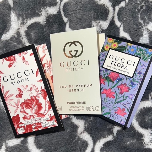Gucci | Makeup | Gucci Bundle 3 Womens Perfume Travel Size Samples New ...